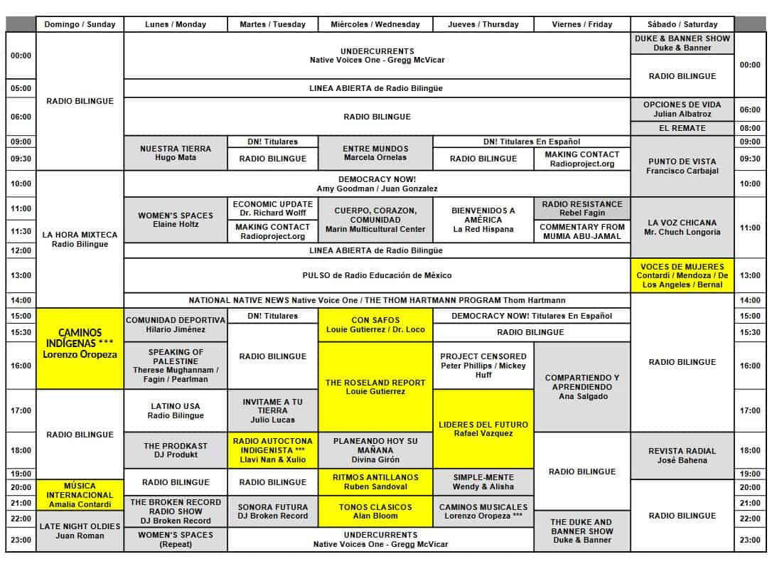 Programs > KBBF Radio 89.1 FM